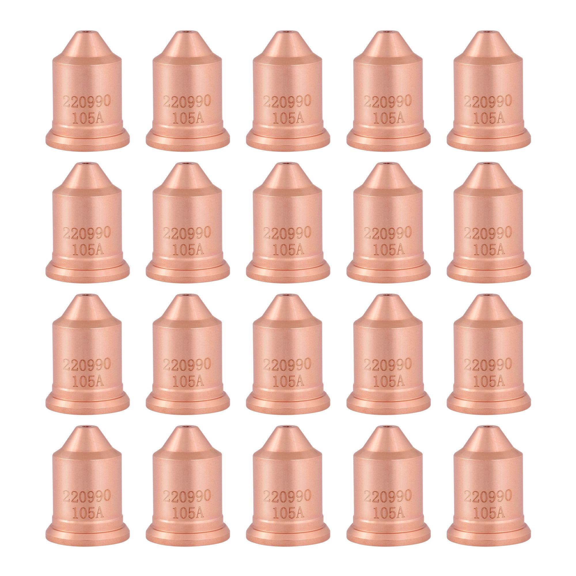 220990 105A Nozzle Tips, 20Pack, Fit for Hypertherm Powermax45XP/65/85 ...